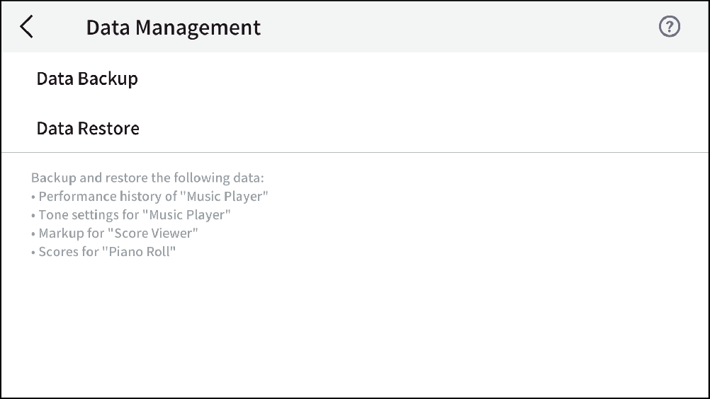 Data management CASIO MUSIC SPACE - Support - CASIO